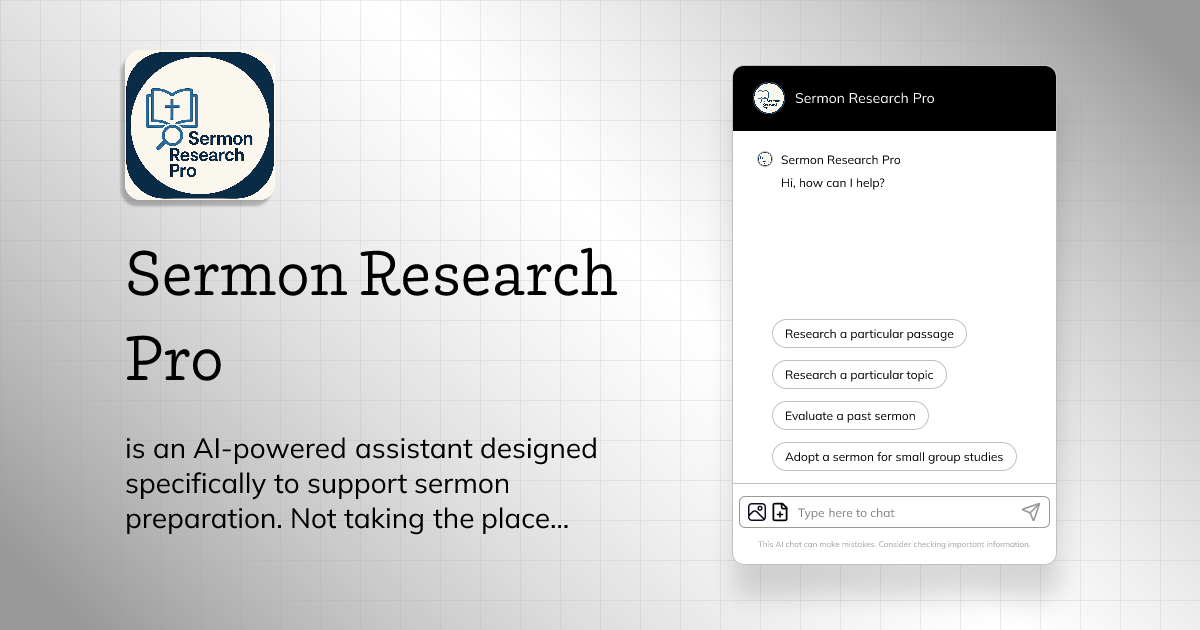 Sermon Research Pro